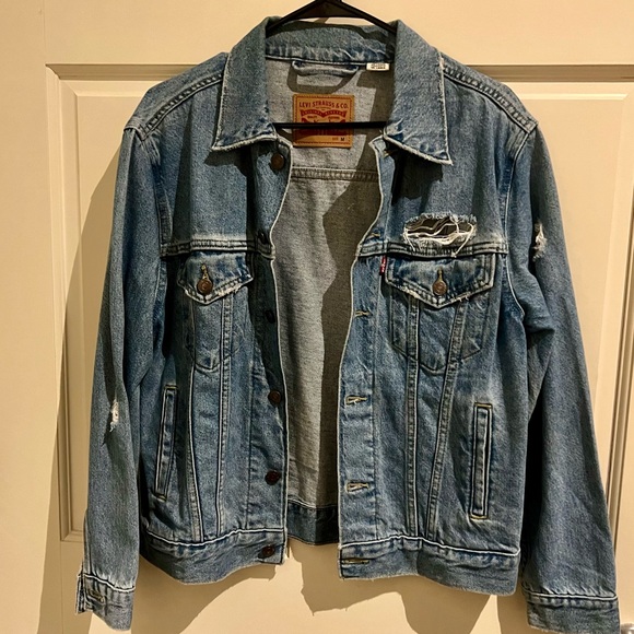 Levi's | Jackets & Coats | Levis Distressed Denim Jacket | Poshmark